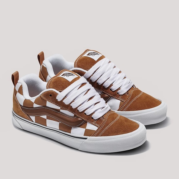 Vans | Shoes | Vans Knu Skool Mega Check Brown | Poshmark